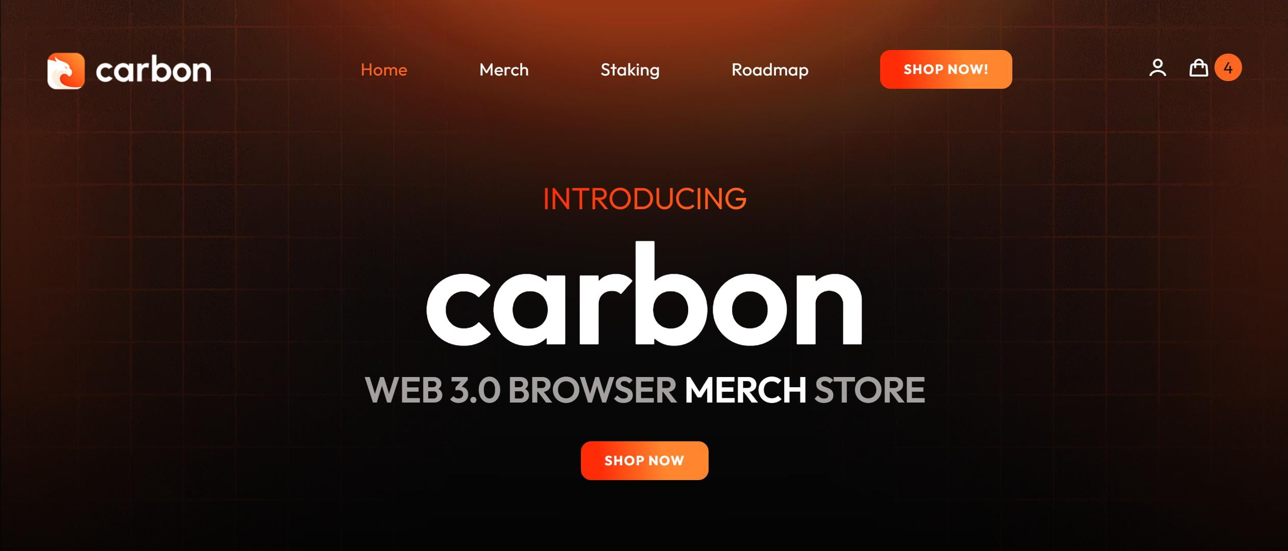 Shop carbon Web 3 Eco-Friendly Merch